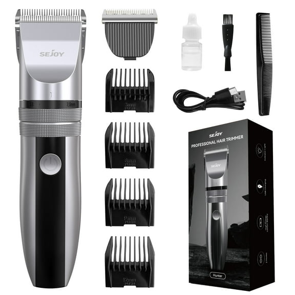 Professional Hair Trimmer for Men, Cordless Rechargeable Beard Trimmer ...