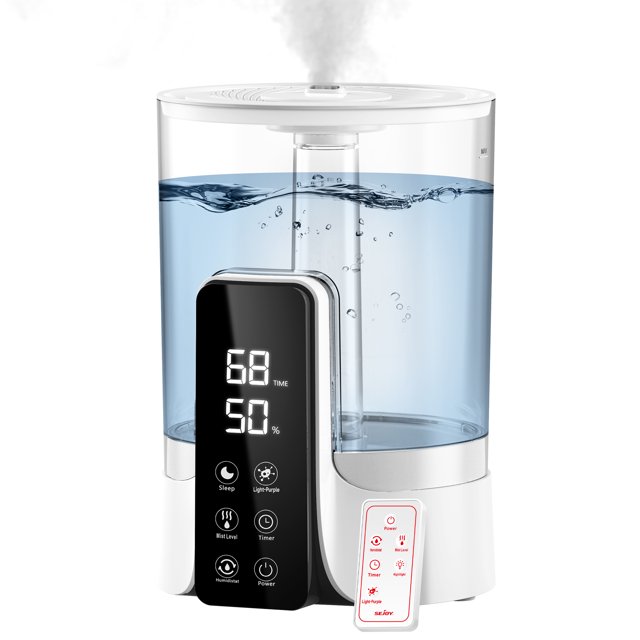 Free Shipping! Sejoy Humidifier for Home,Cool Mist 6L Large Top Fill ...