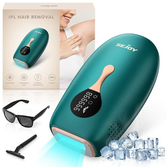 Sejoy IPL Laser Hair Removal with Cooling System, Painless Permanent ...