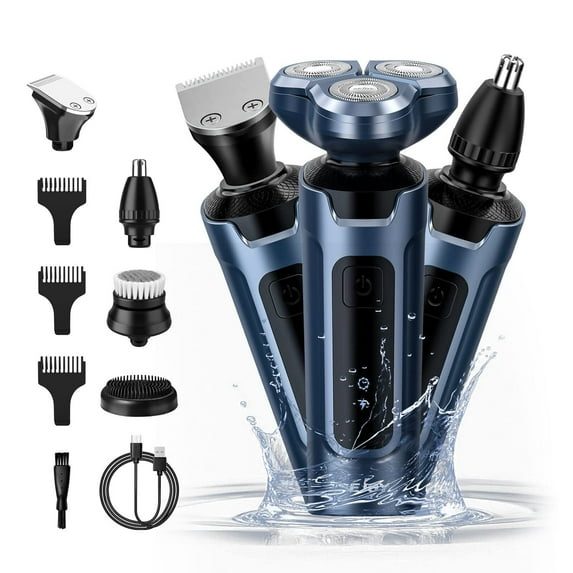 Sejoy Men's Electric Shaver Razor , 5 in 1 Grooming Kit, Ear Nose ...