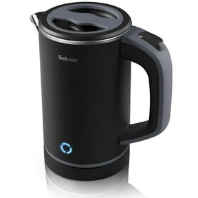 Sekaer Portable Electric Kettle, Mini Water Boiler, 4 Presets, 304 ...