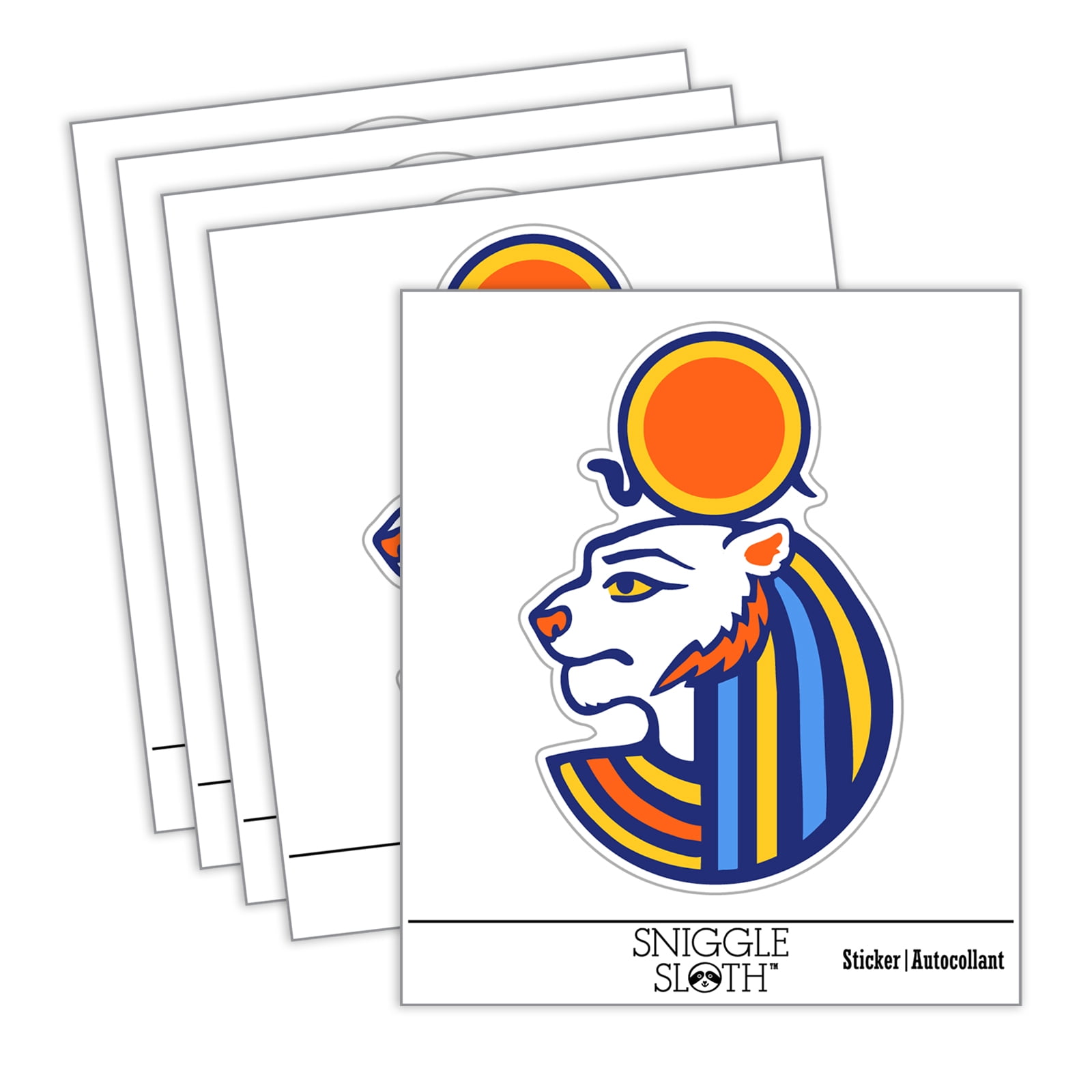 Sekhmet Head Egyptian Goddess of War Car Window Bumper Water Bottle ...