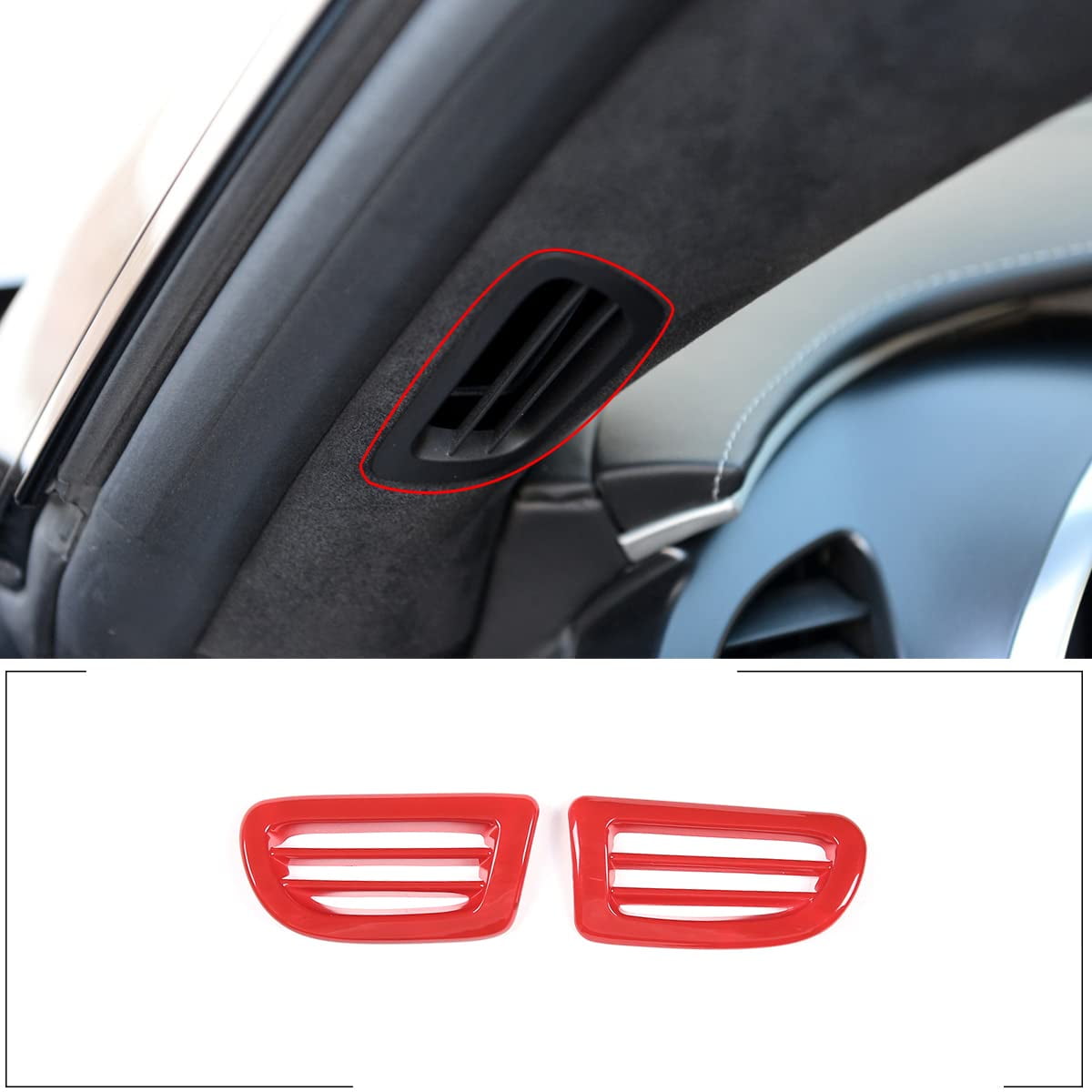 Sekhyna A-Pillar Air Conditioner MMF7 Outlet Vent Frame Cover Trim ABS ...