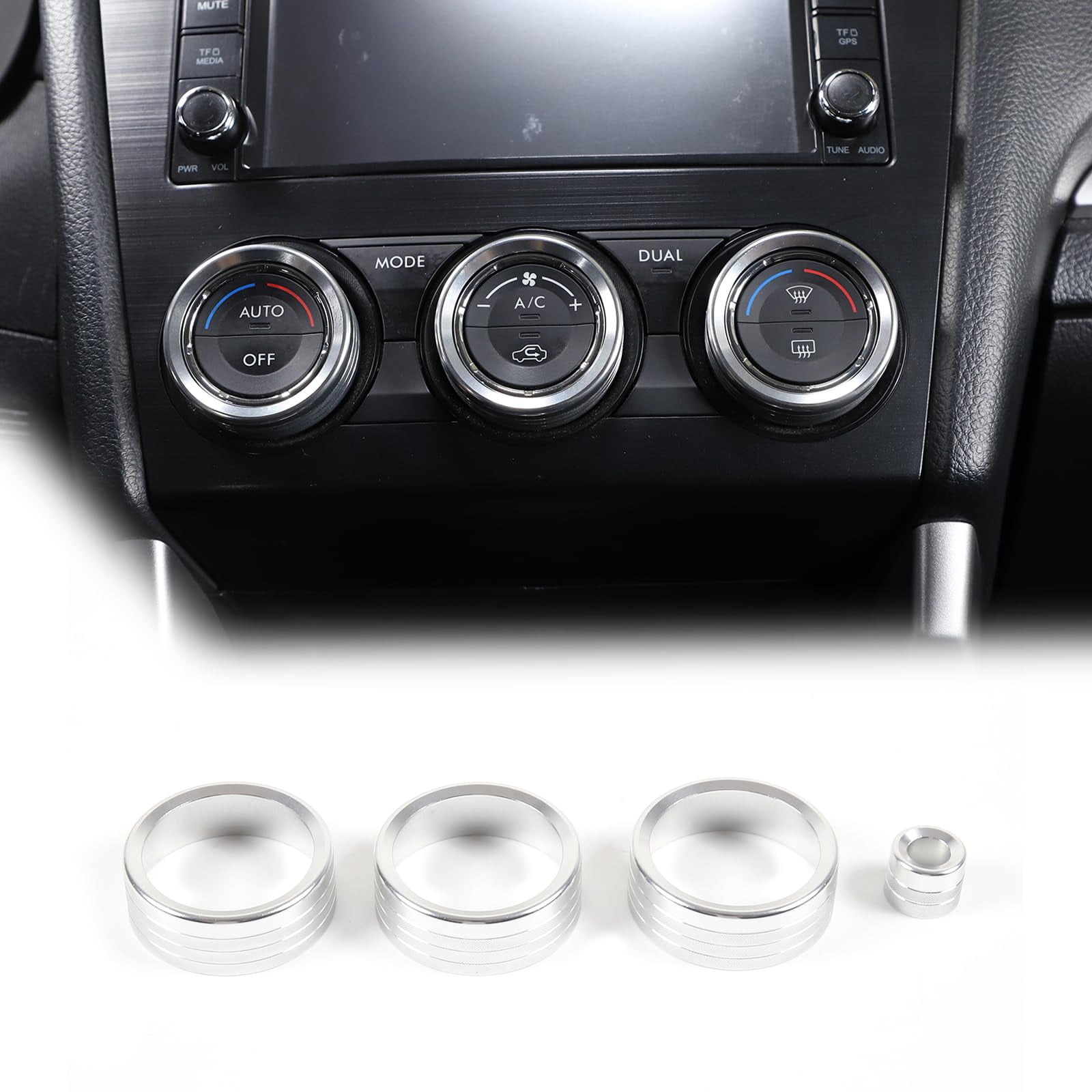 Sekhyna Car Center Console RRF12 Air Conditioner Knobs Ring Trim ...