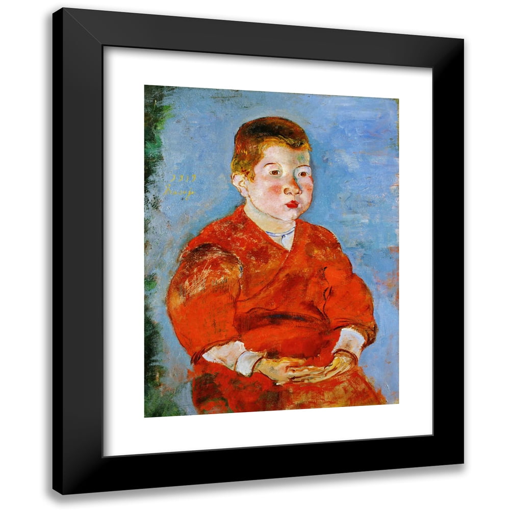 Sekine Shoji 15x18 Black Modern Framed Museum Art Print Titled - Boy ...