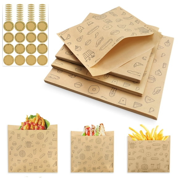 Paper Lunch Bags in Food Storage Bags - Walmart.com