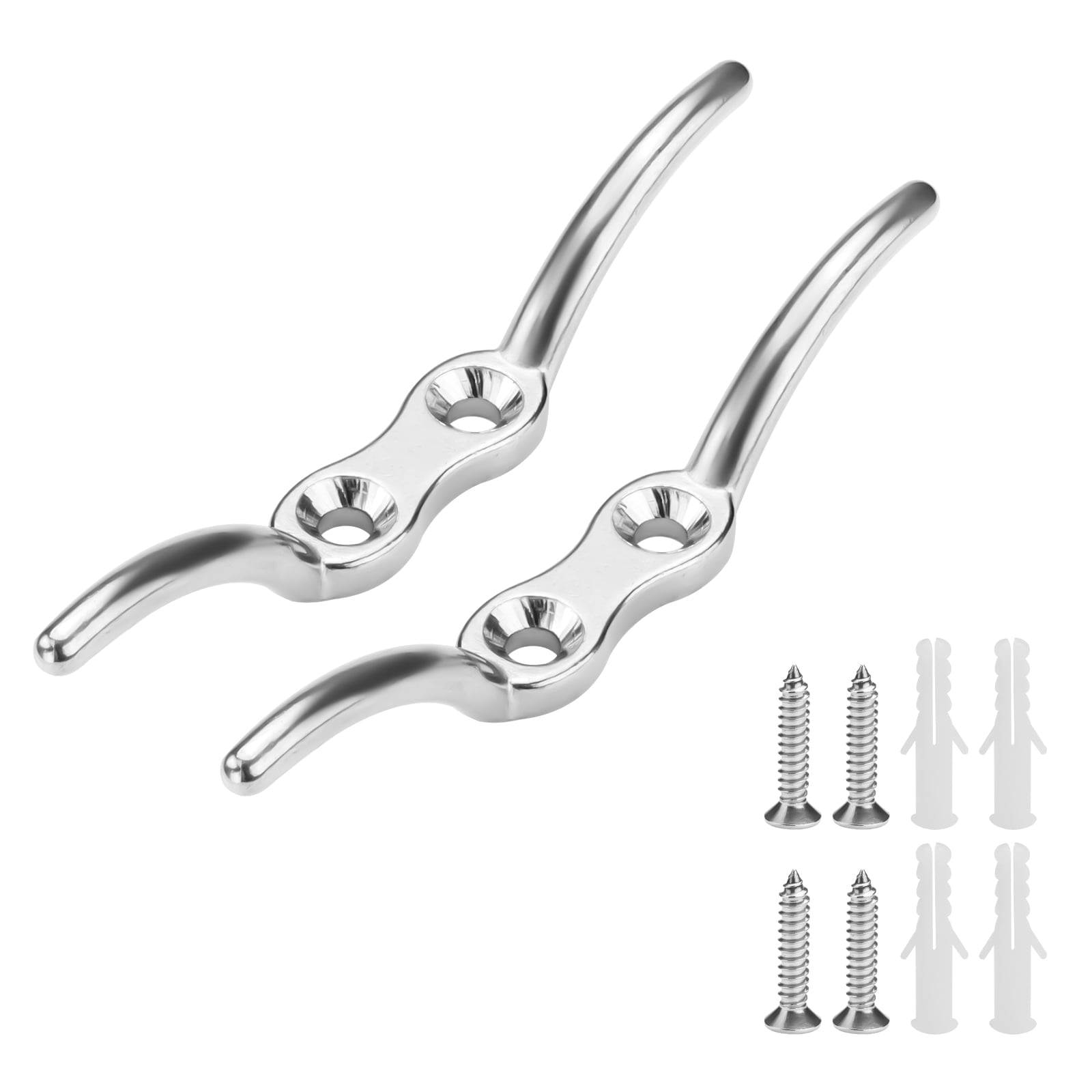 Sekonow 2 Pack Boat Cleats 6 Inch, 316 Stainless Steel Heavy Duty Dock ...