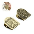 Sekonow 2 Pack Vintage Metal Book Clip, Brass Color Alloy Antique ...