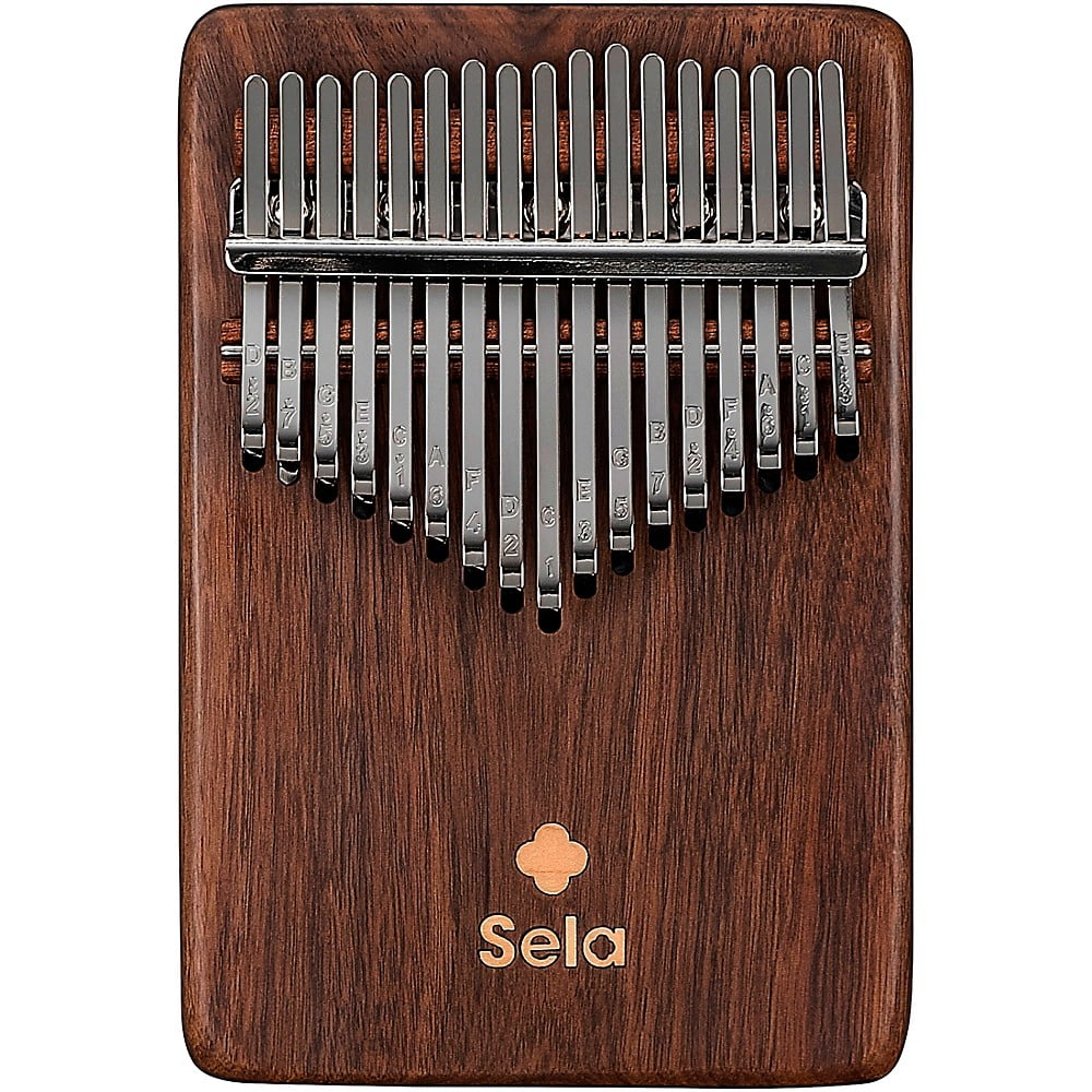 Sela 17 Note Solid Kalimba Black Walnut - Walmart.com