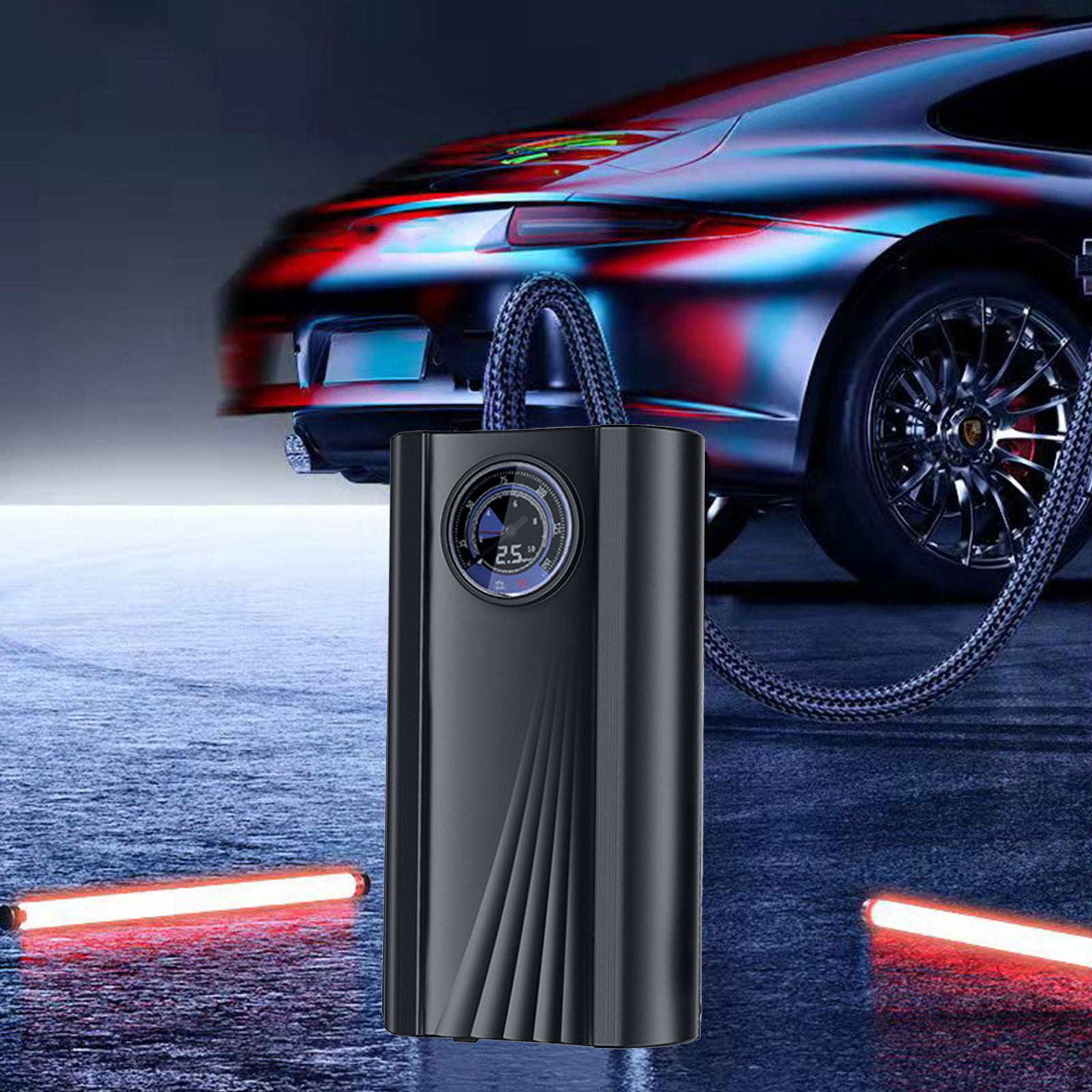 Selecciones Populares, Bomba de neumáticos para coche, inalámbrica, portátil, 12 V, 150 PSI ...