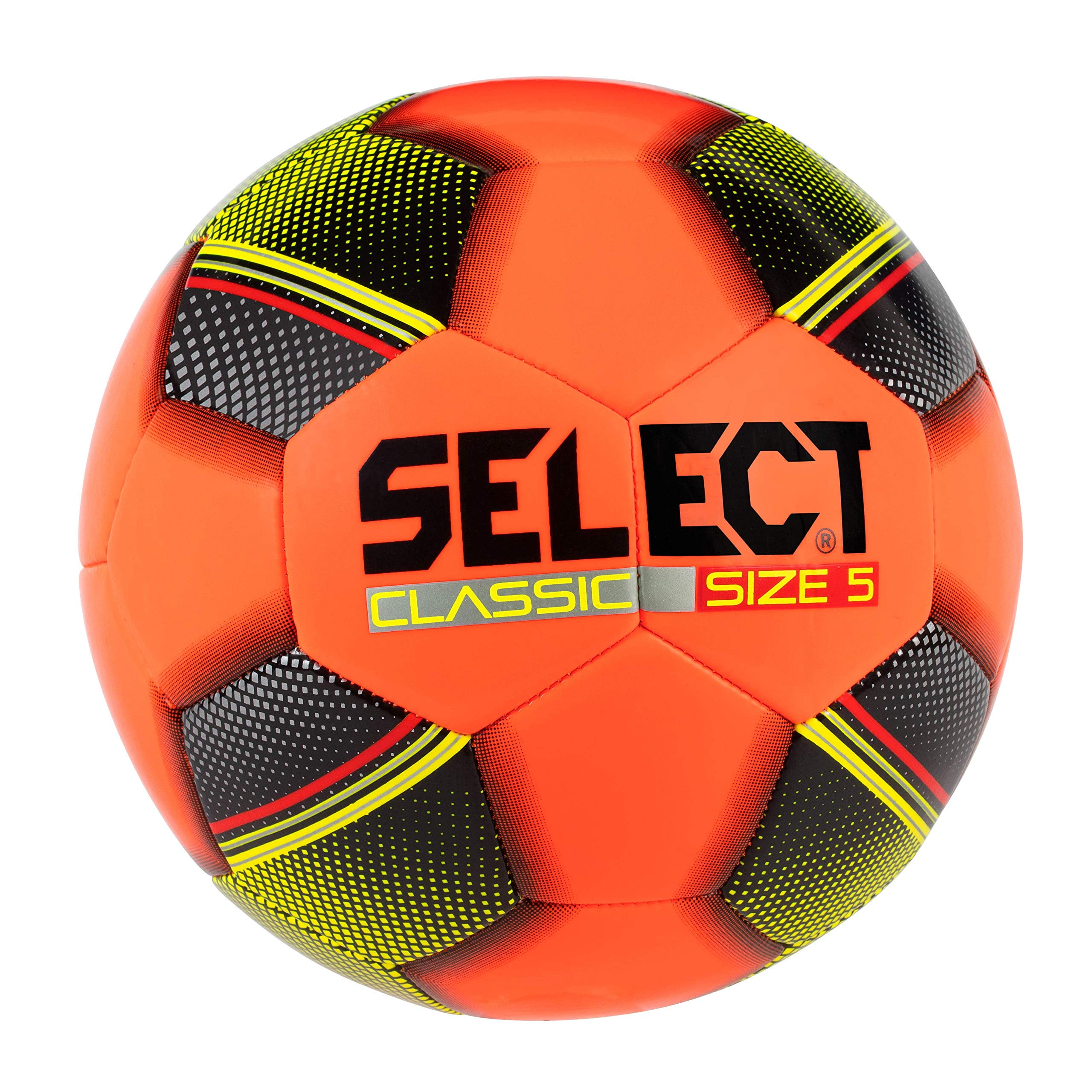 Select Classic Orange Size 3 Ages 8 & Under Hand Sewn Soccer Ball ...