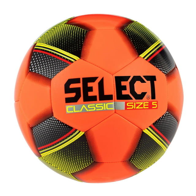 Select Classic Orange Size 3 Ages 8 & Under Hand Sewn Soccer Ball ...