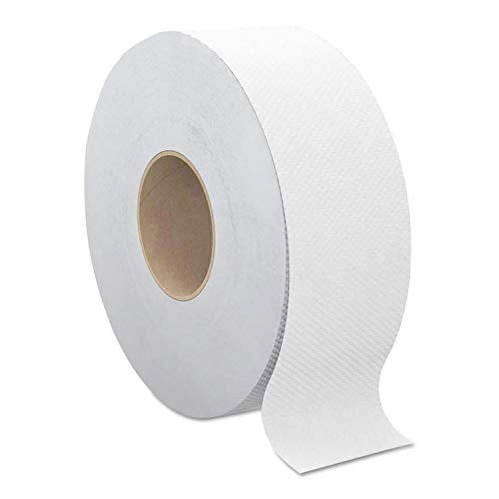 Select Jumbo Bath Tissue, Septic Safe, 2-Ply, White, 3.3" x 1,000 ft ...