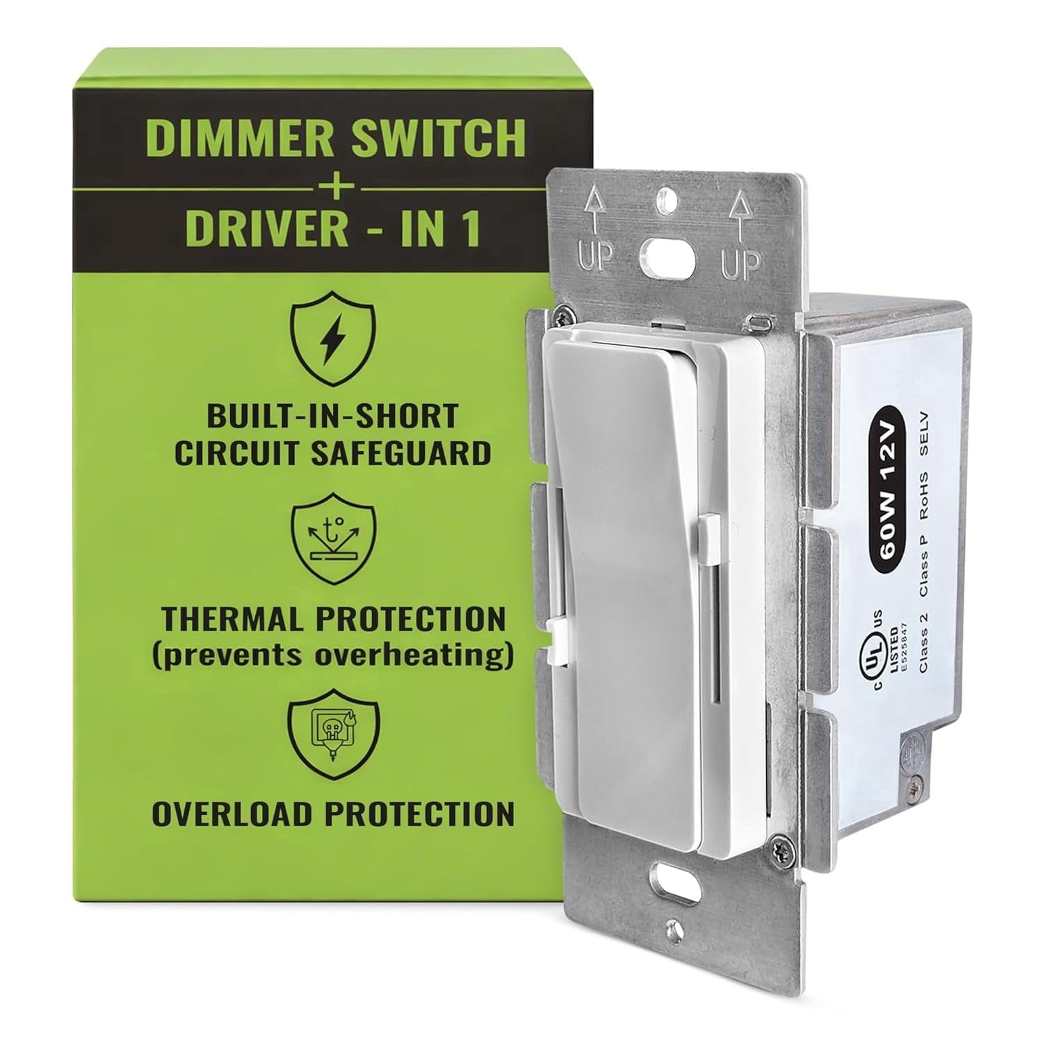 Select LED 96W 24V DC Driver and Dimmer Light Switch, 120VAC Tunable ...