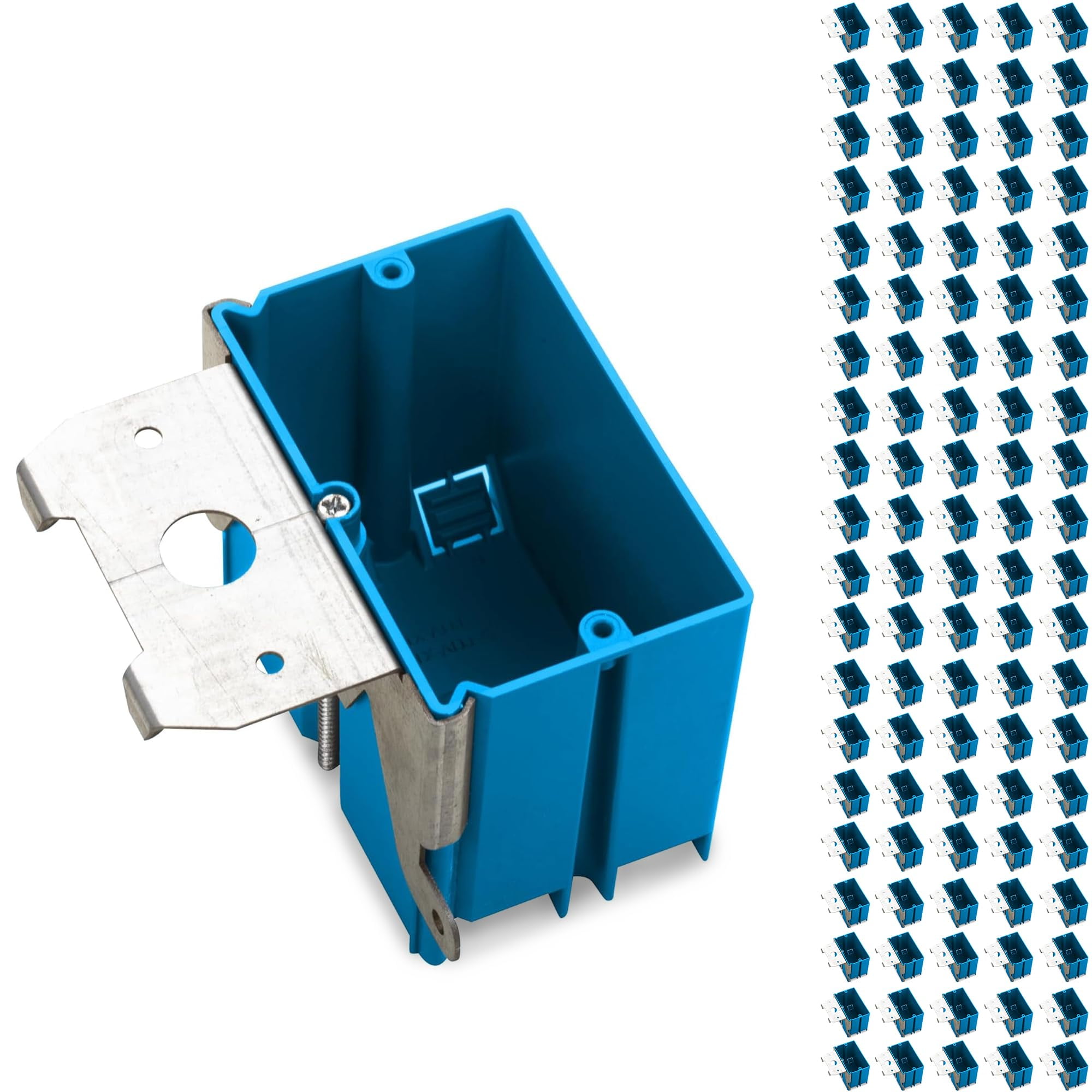 Select Nail On Plastic Box 1-Gang PVC New Work Standard Switch/Outlet ...