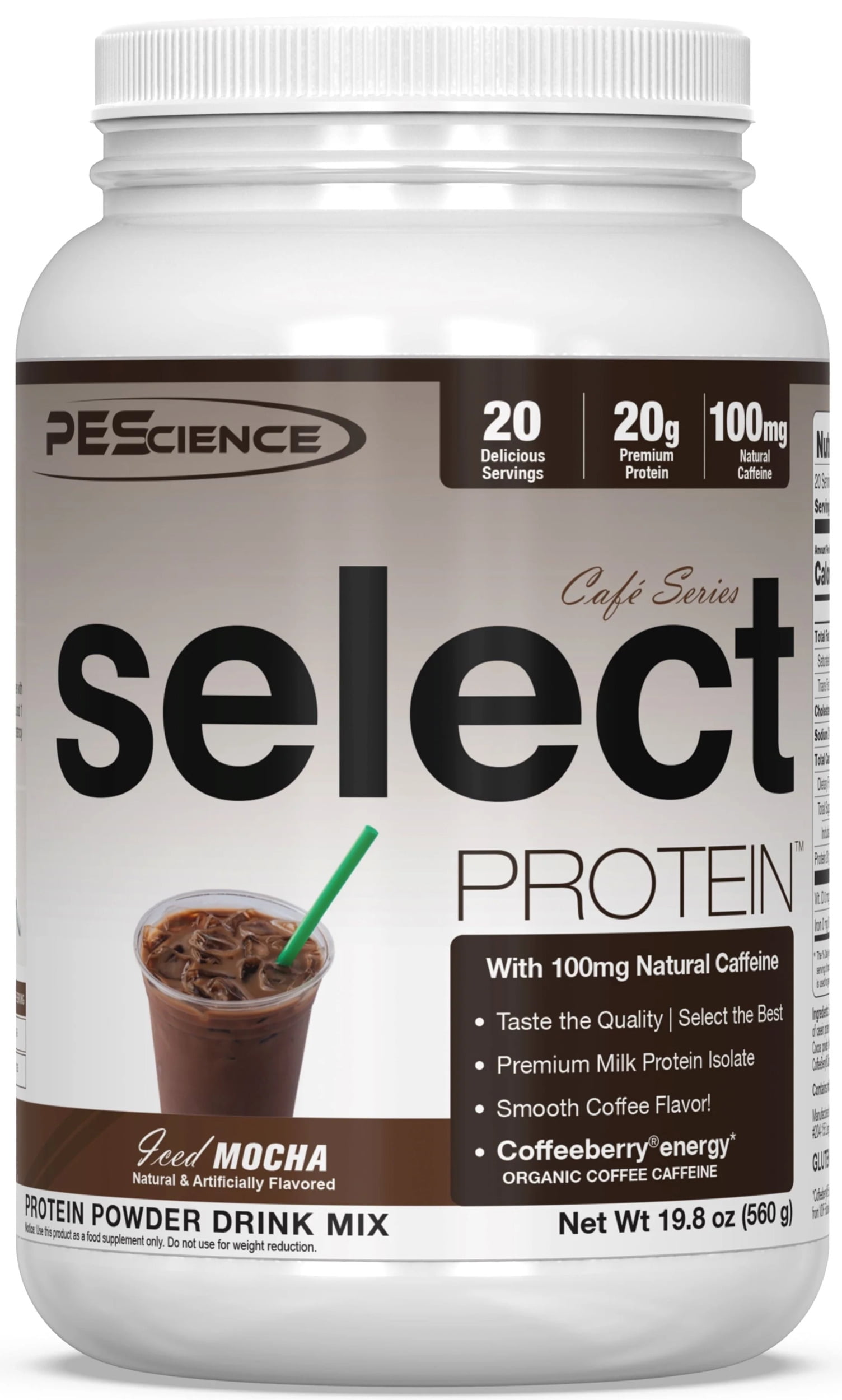 PEScience Select Protein Iced Mocha - Powder Shake Mix (20 Servings) - Walmart.com