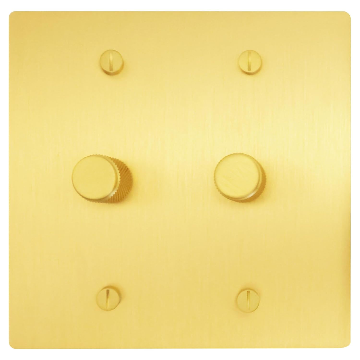 Select Satin Brass Dimmer Switch, 15A Dimmer Light Switch,120VAC, Triac ...