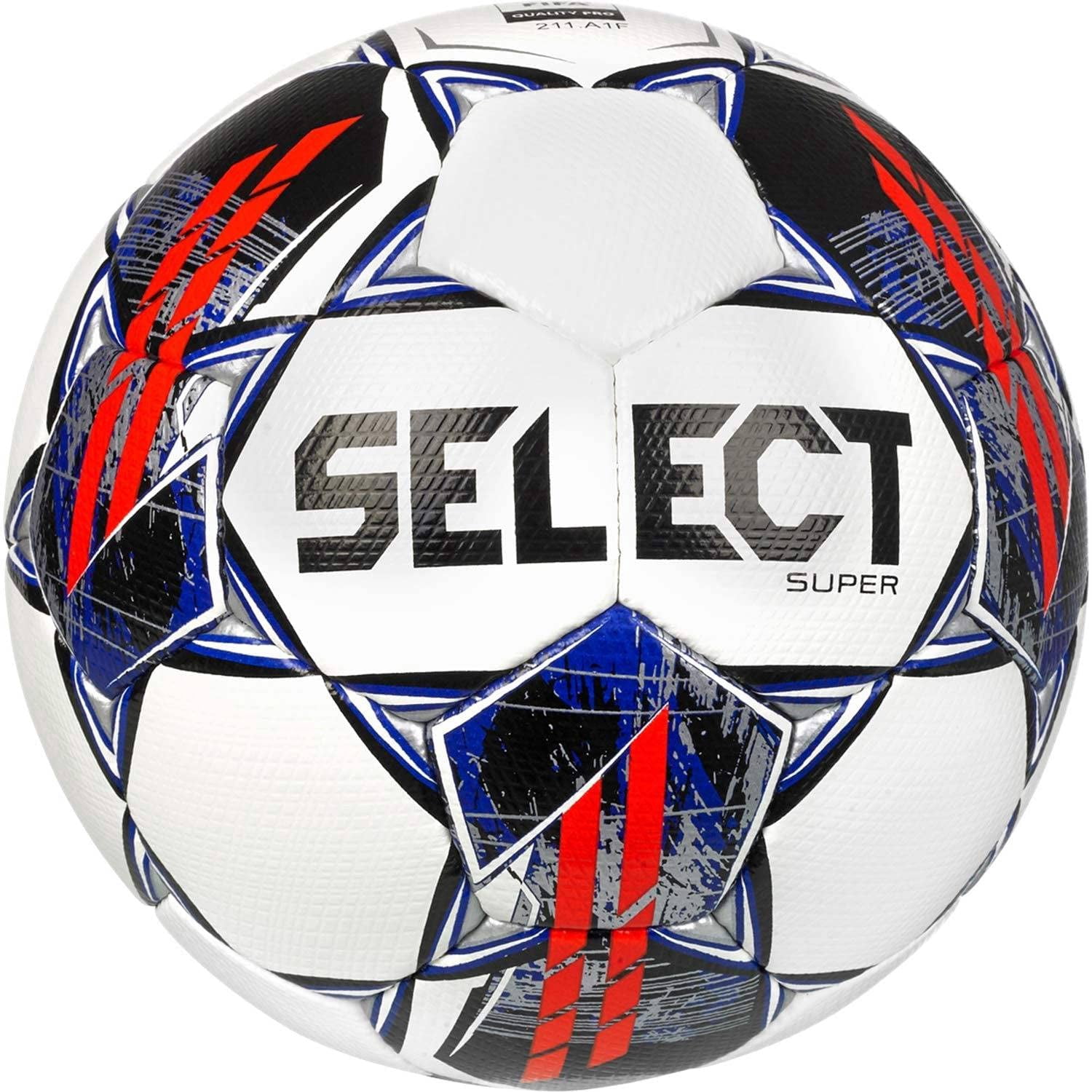 Select Super FIFA V22 Soccer Ball White/Blue/Red Size 5 FIFA Approved ...