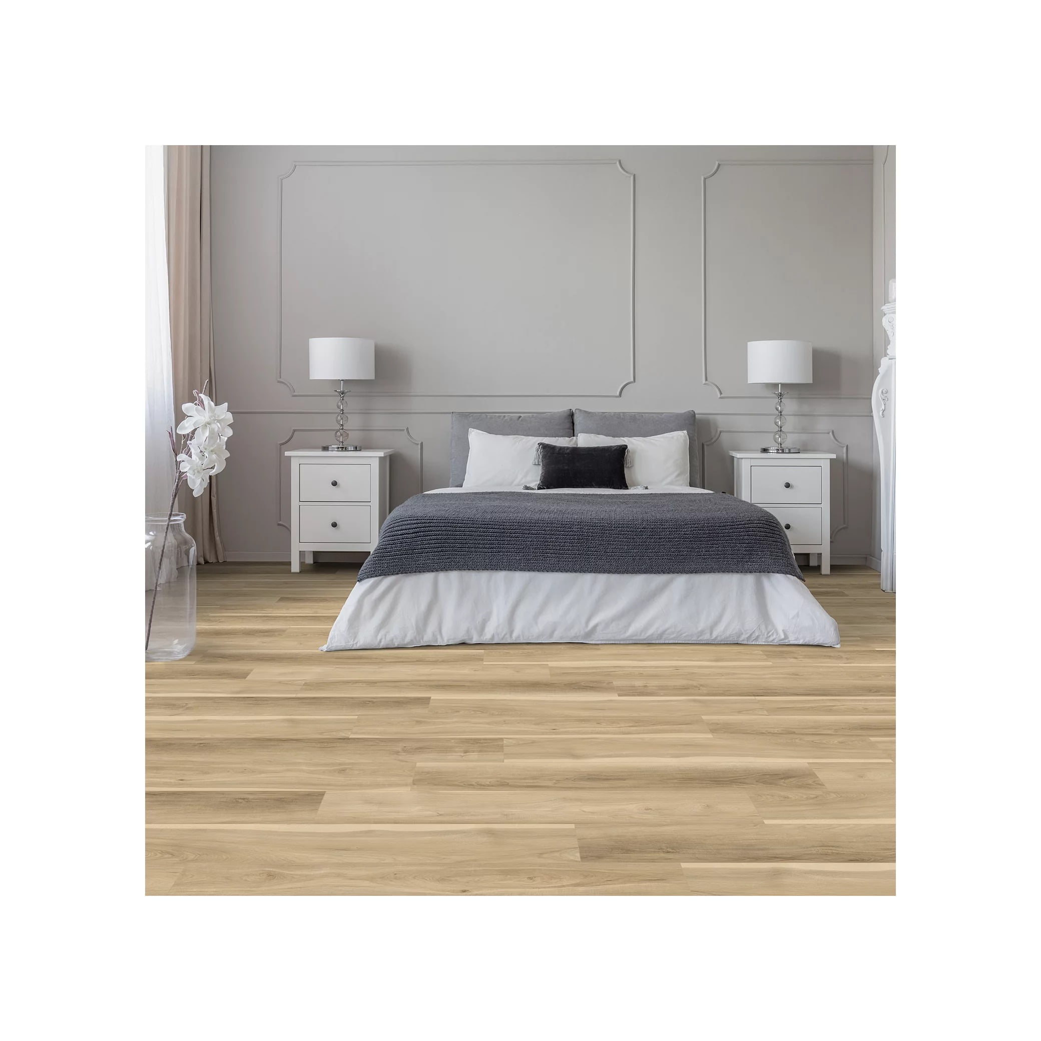 Select Surfaces SCSCOM0438-2 Fairfield Rigid Core Vinyl Plank Flooring, Natural - Walmart.com