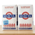 Selecta All Purpose Enriched Wheat Flour, 5 lb Bags, 2 Pack, Multi ...