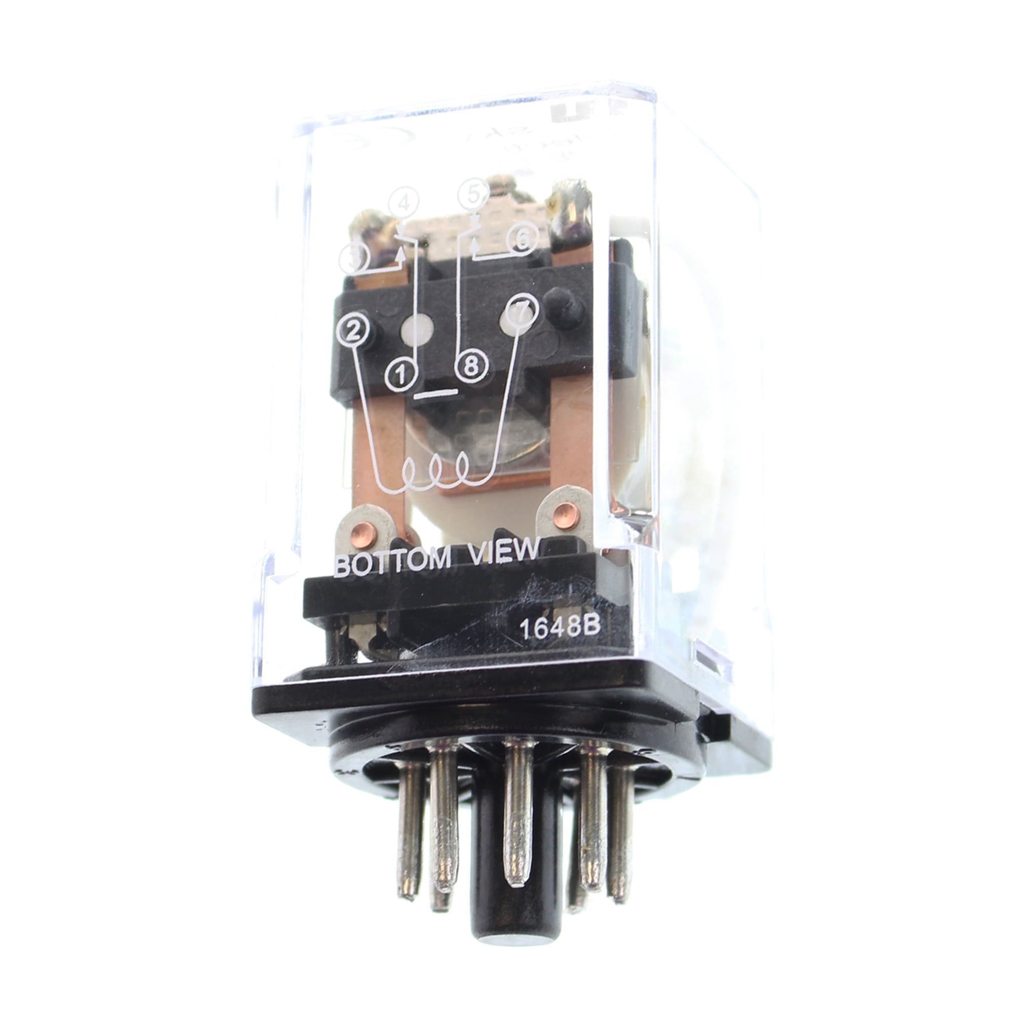 Selecta SR67S200A7 DPDT General Purpose Relay, 120V-Coil, 8-PIN ...