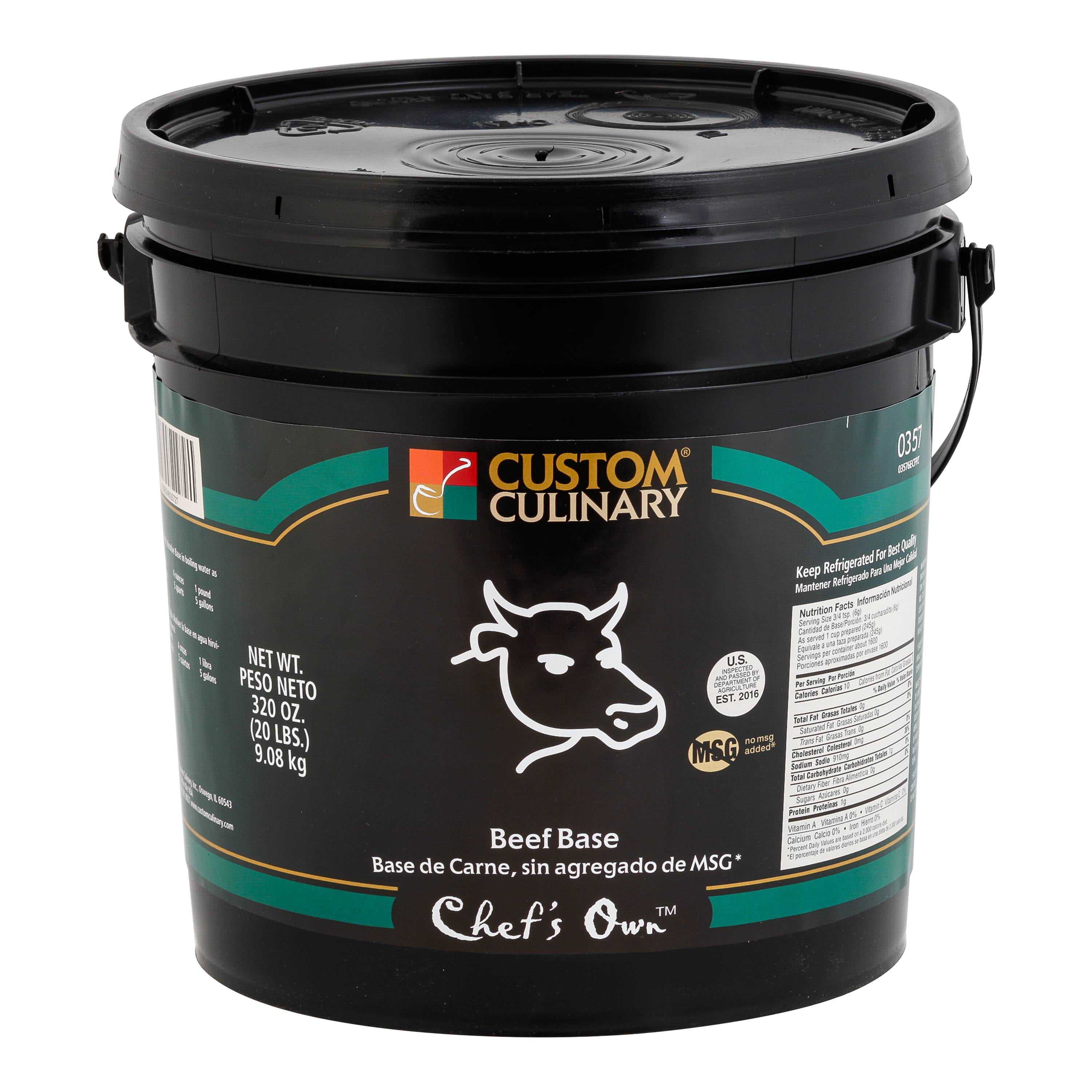 Selected Beef Base, No Msg Added, 20 Lb. Pail --- 1 Each - Walmart.com
