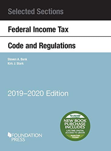 Pre-Owned Selected Sections Federal Income Tax Code and Regulations ...