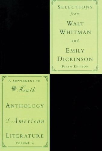 Pre-Owned Selections From Walt Whitman And Emily Dickinson Paperback ...