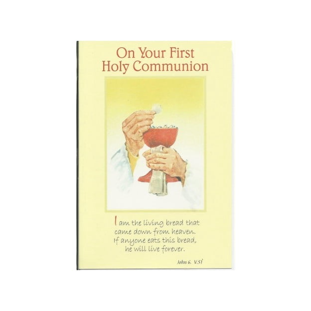 Selective Religeous First Holy Communion Greetings Card - Walmart.com