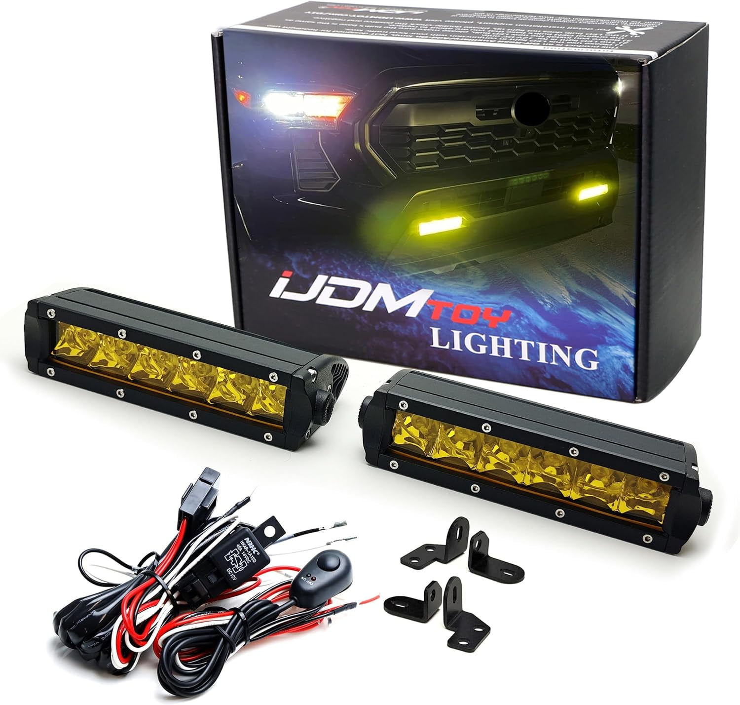 Selective Yellow Mini-SR LED Fog Pocket Light Kit For Toyota 2022-up ...