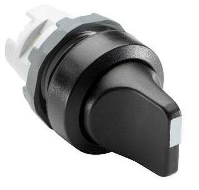 Selector Switch Operator, 22 mm, Momentary, Black, 3 Positions ...