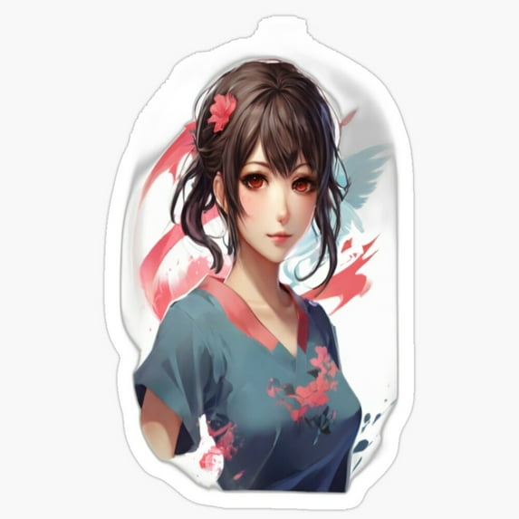 Selen Tatsuki Sticker Phone Decal Water Bottle Stickers Car Decals ...