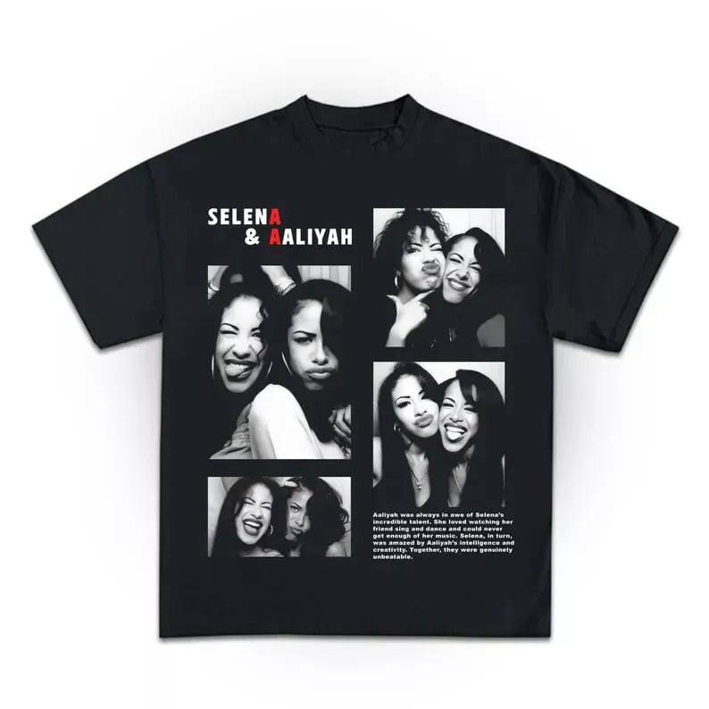 Selena & Aaliyah Forever Photo Booth Shirt, Fan Gift 85705 - Walmart.com