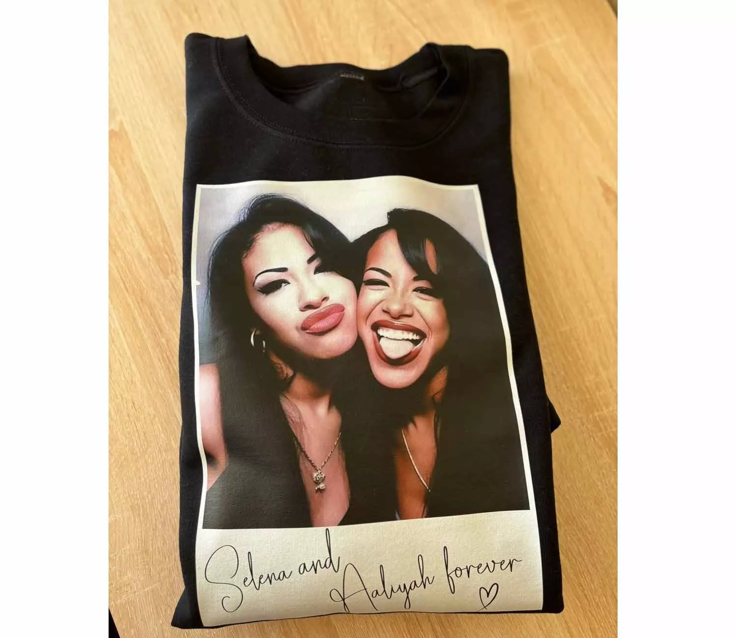 Selena & Aaliyah Forever Photo Booth Shirt, Fan Gift - Walmart.com