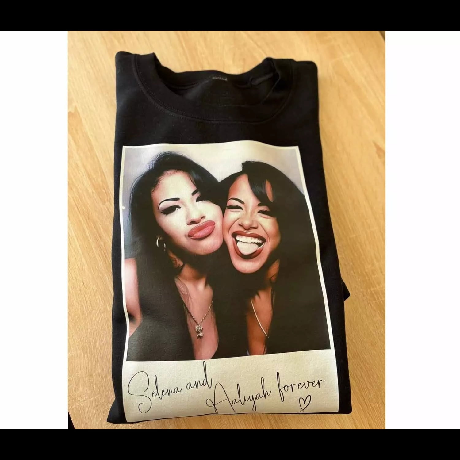 Selena & Aaliyah Forever Photo Booth Shirt, - Walmart.com