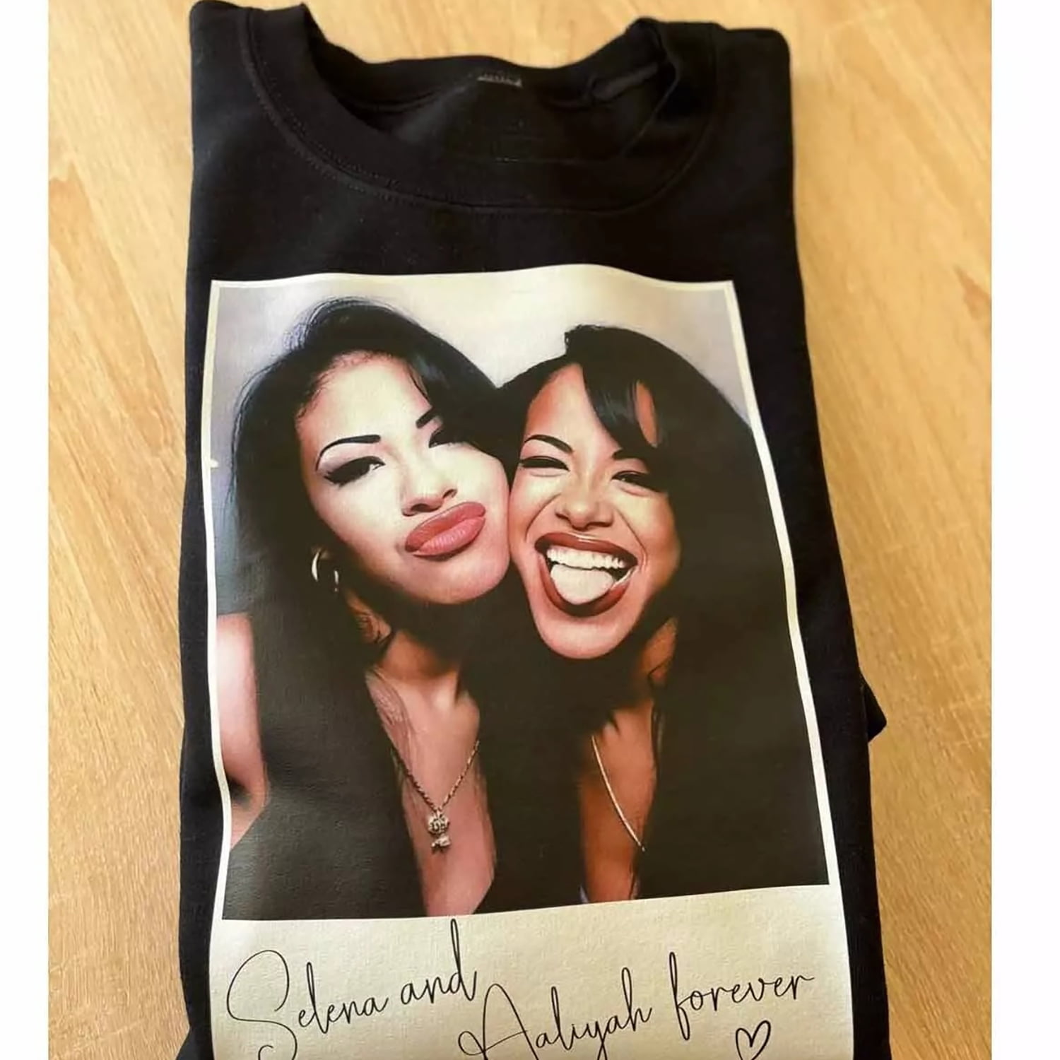 Selena & Aaliyah Forever Photo Booth Shirt, - Walmart.com