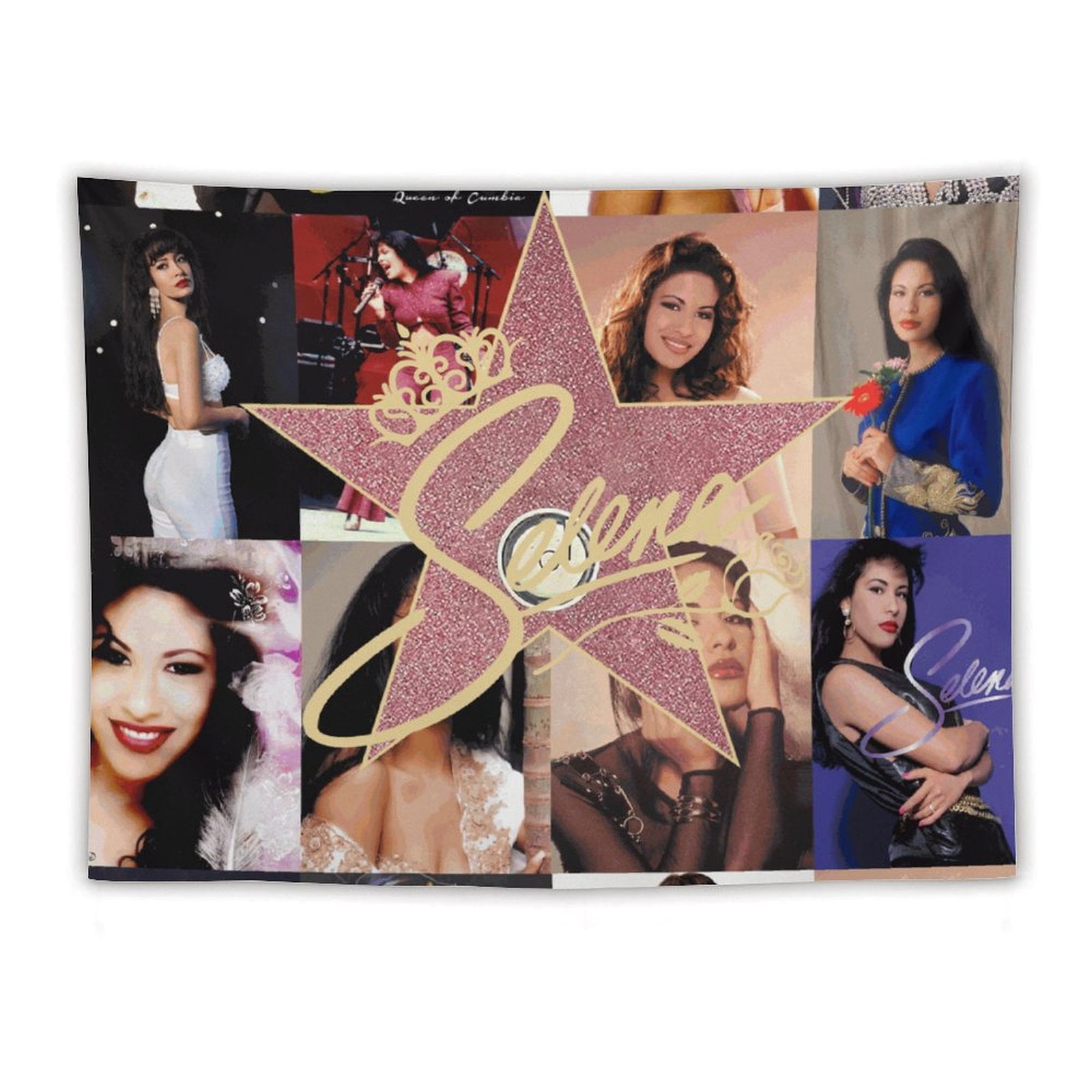 Selena Cartoon Anime Rapper Hip Hop Music Tapestry Bedroom Aesthetic ...