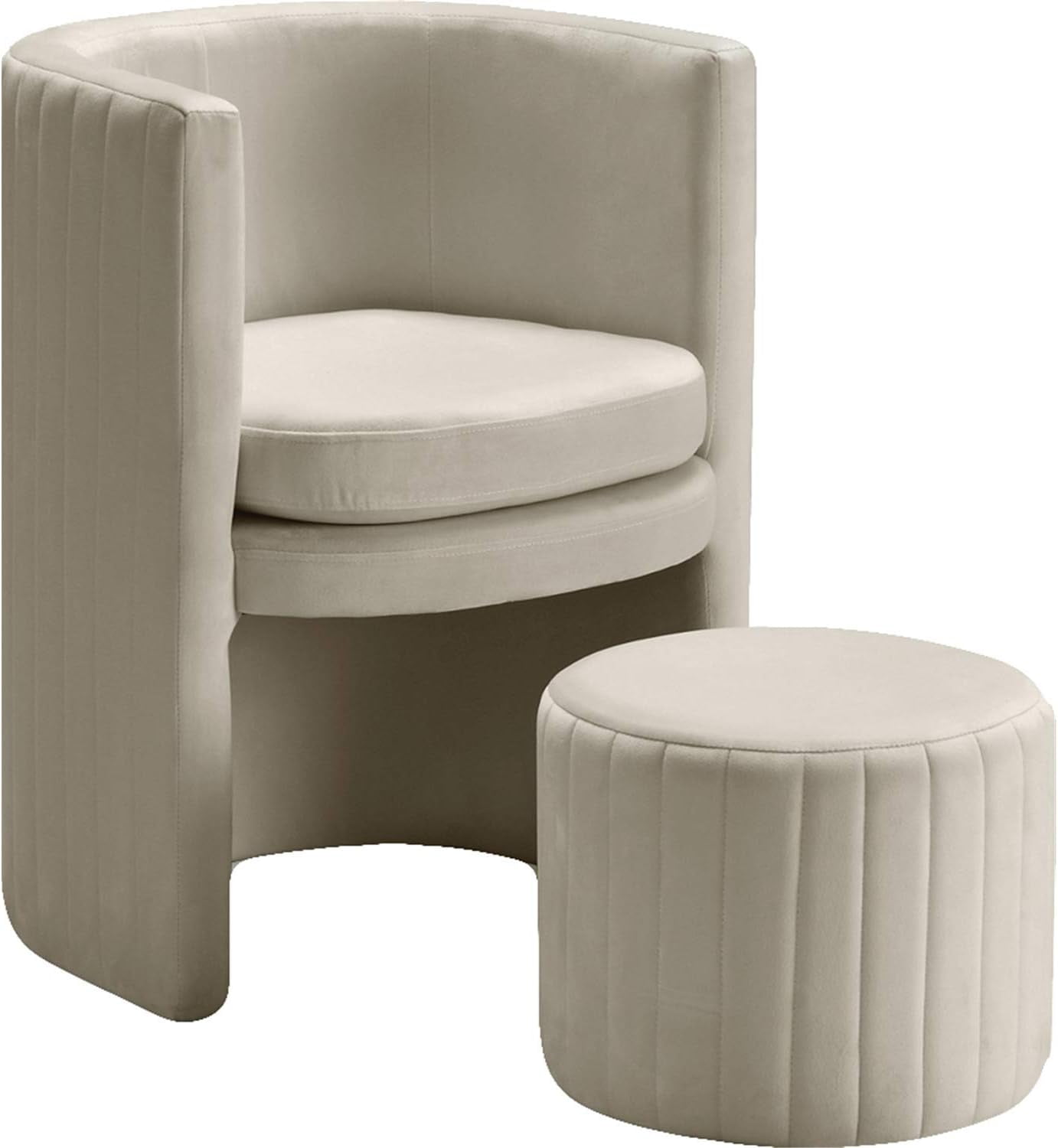 Selena Collection Modern | Contemporary Velvet Upholstered Accent Chair ...