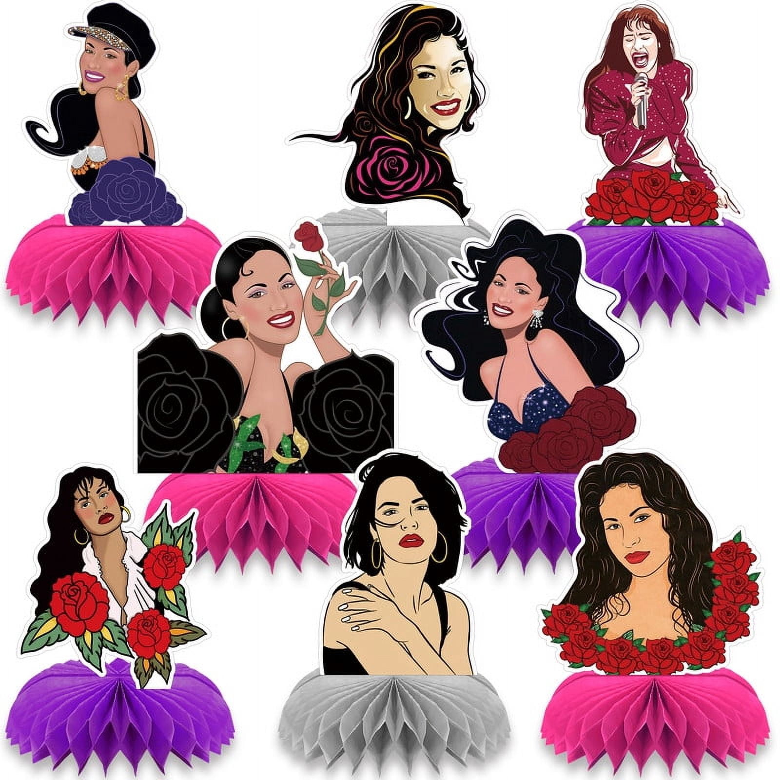 Selena Honeycomb Centerpieces Table Toppers Decorations for Birthday ...