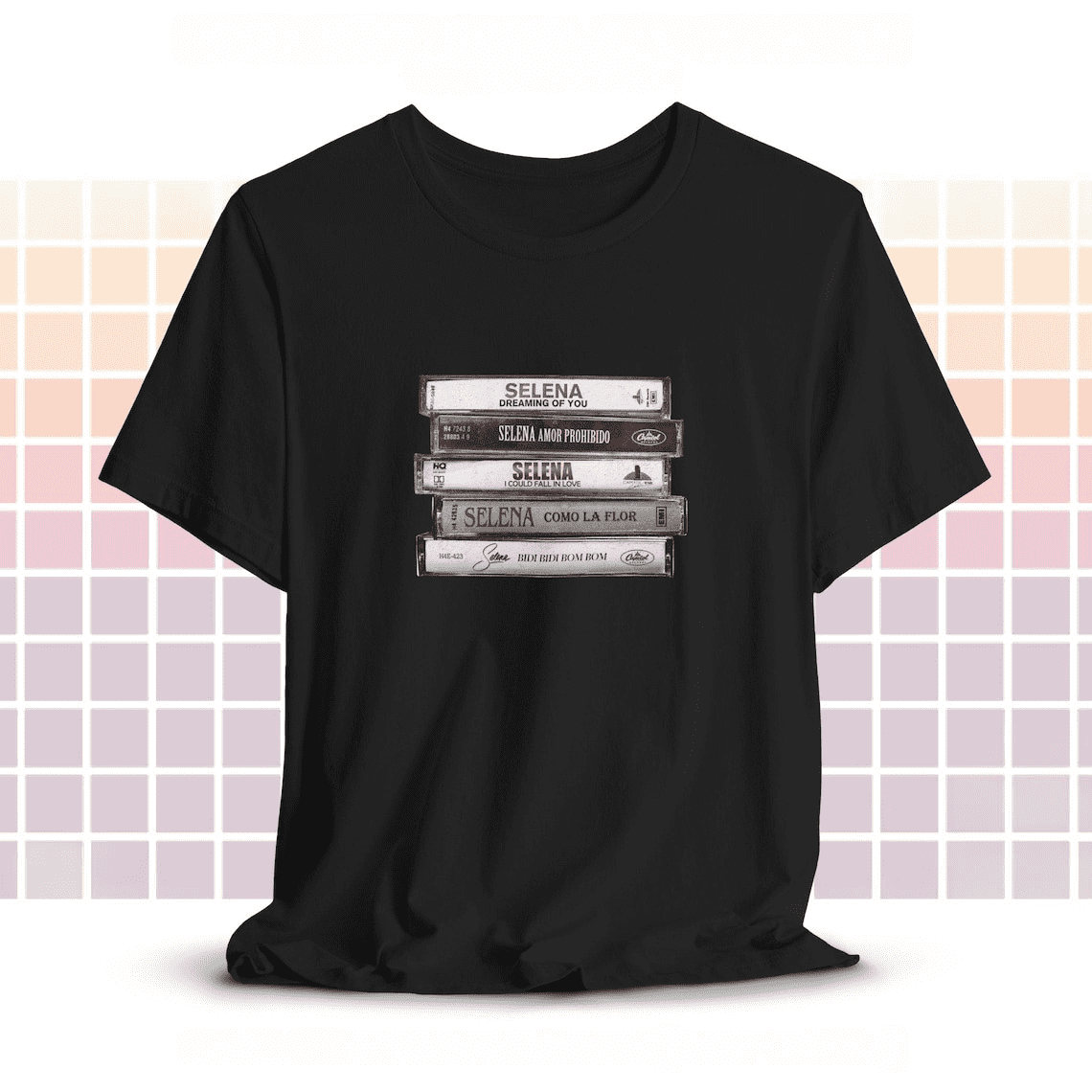 Selena Music Tapes, Queen of Tejano, Throwback Pop Cassette Stack, Amor ...