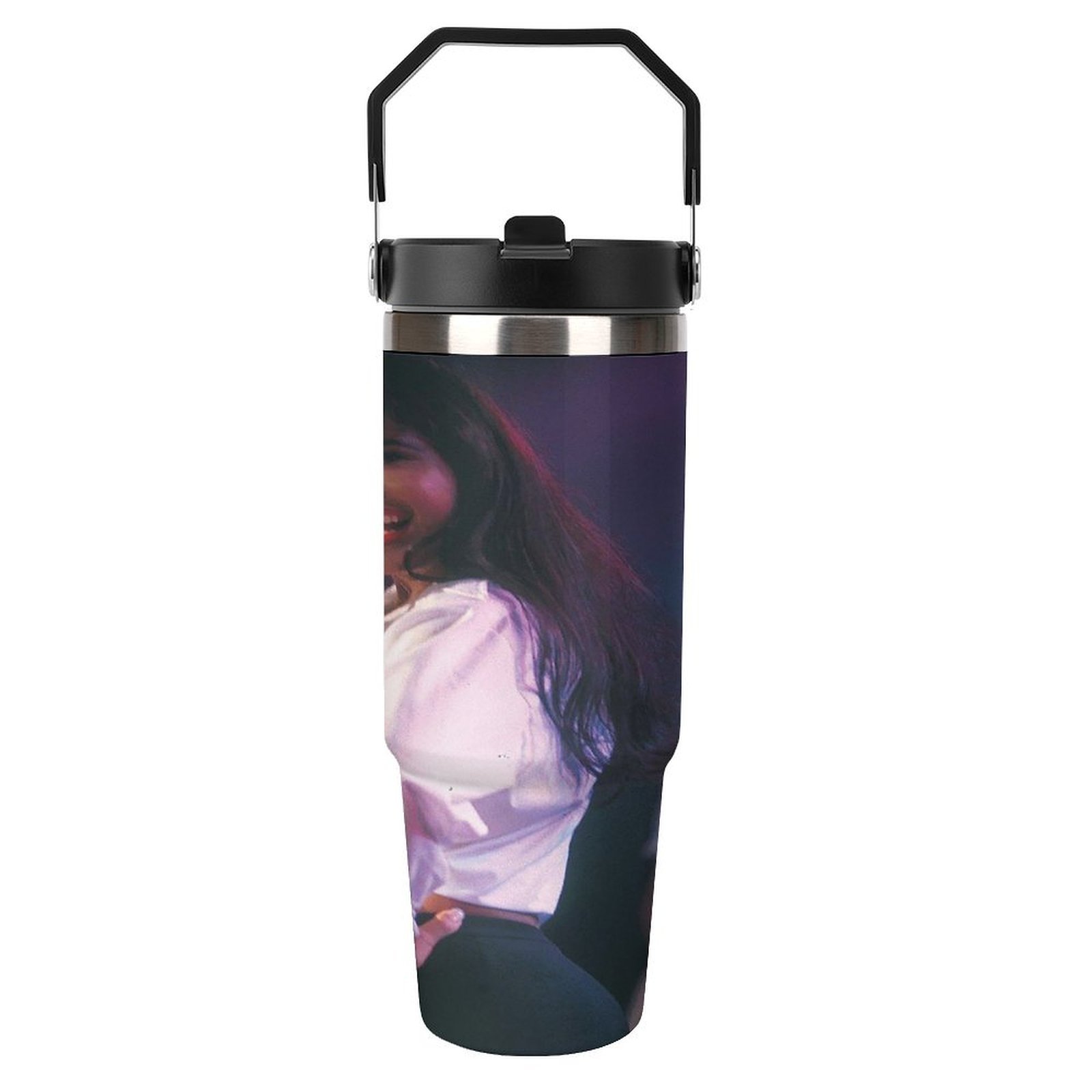 Selena Quintanilla 30 OzTumbler with Handle And Straw, Stainless Steel ...