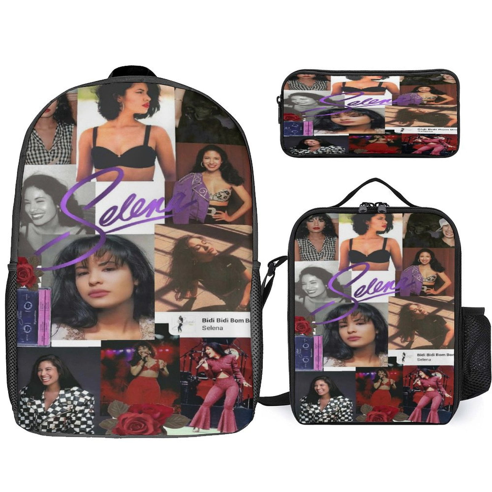 Selena Quintan-ill Backpack 3PCS Backpack Set Lunch Box and Pencil Case ...