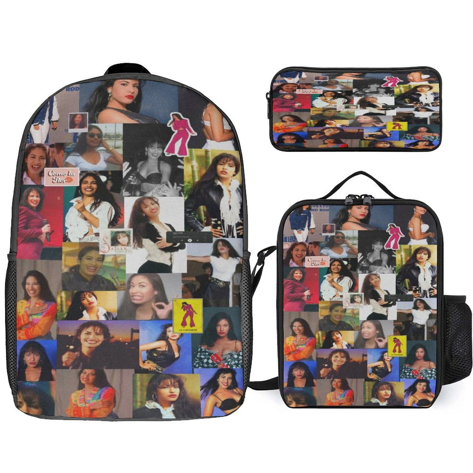 Selena Quintan-ill Backpack 3PCS Backpack Set Lunch Box and Pencil Case ...