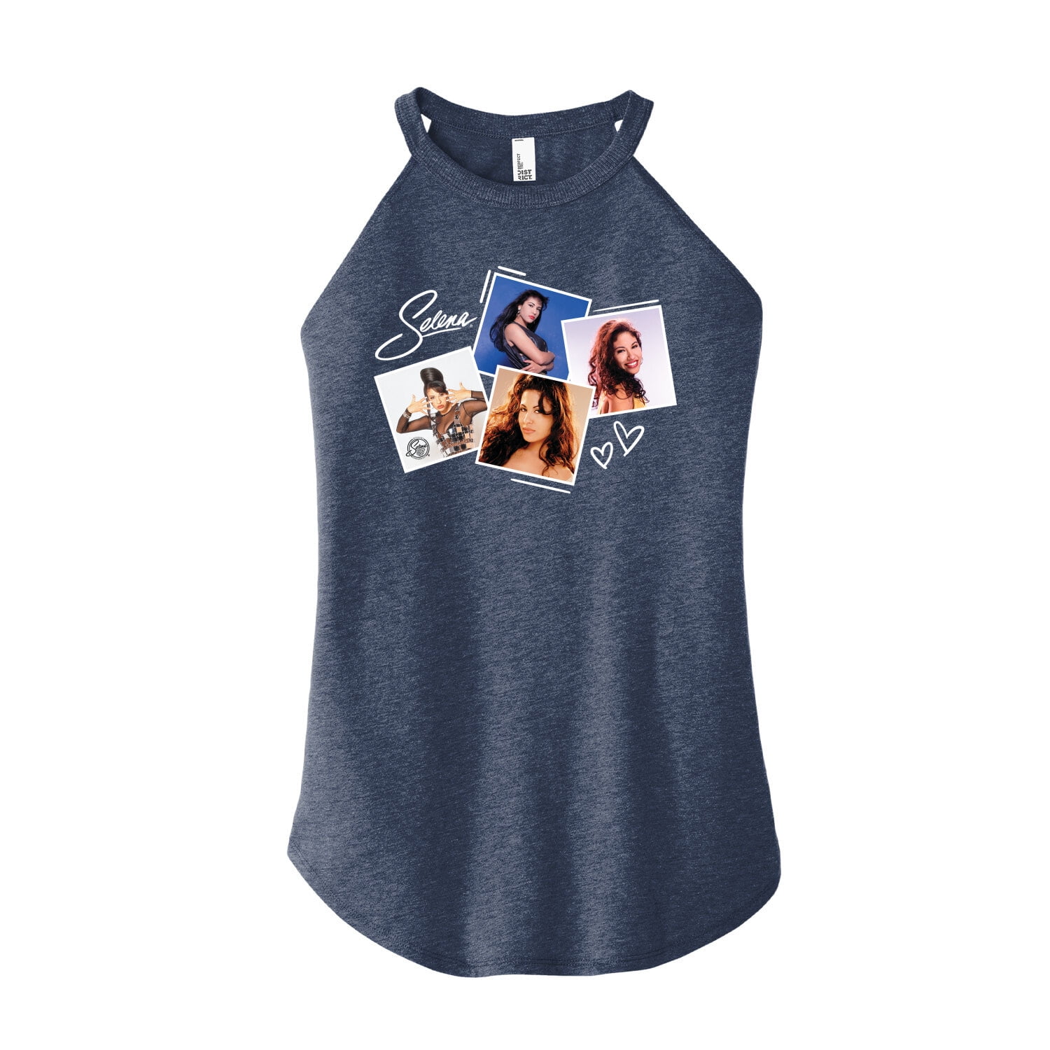 Selena Quintanilla - Iconic Shots of Selena - Juniors High Neck Tank ...