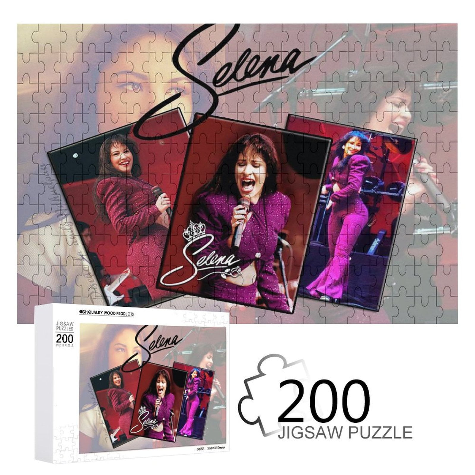 Selena Quintanilla Jigsaw Puzzle 200 Piece Art Puzzles for Adults Kids ...