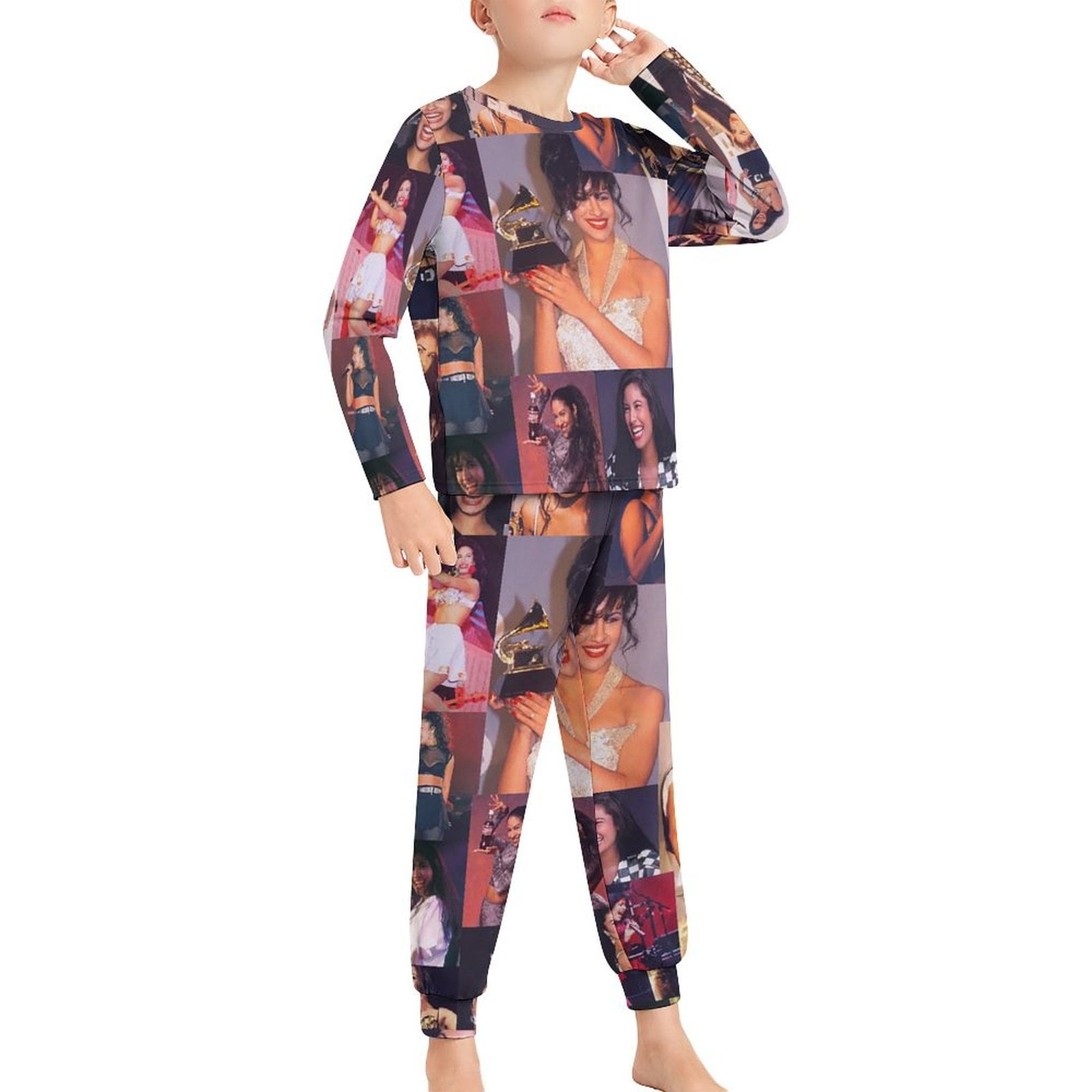Selena Quintanilla Kids Pajamas Set Boys Girls Long Sleeve 2 Piece ...