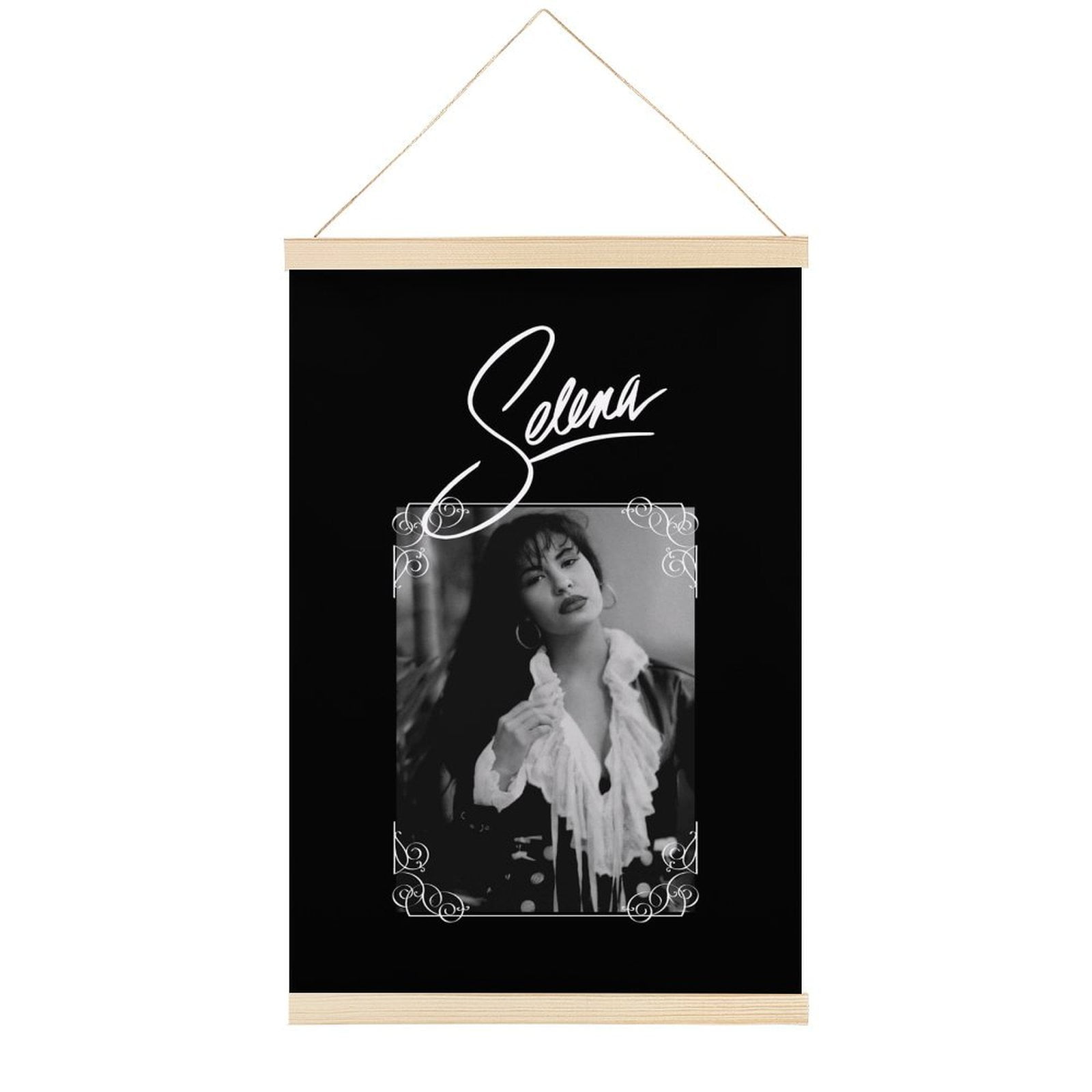 Selena Quintanilla Scroll Magnetic Poster Wall Picture Art Wood Frame ...