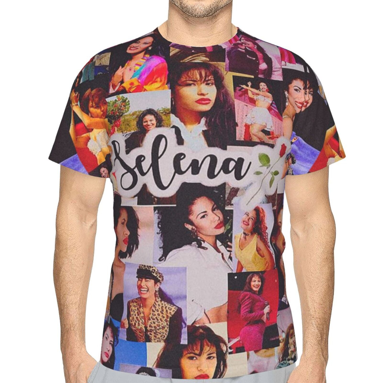 Selena Quintanilla Shirt 3d Printed T Shirt Crewneck Short Sleeve Top ...