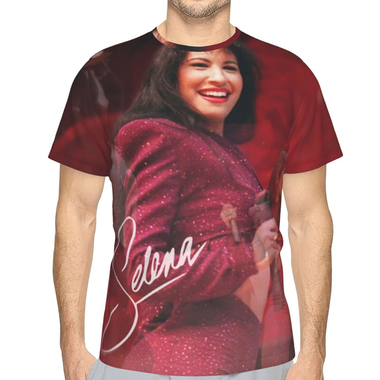 Selena Quintanilla Shirt 3d Printed T Shirt Crewneck Short Sleeve Top ...