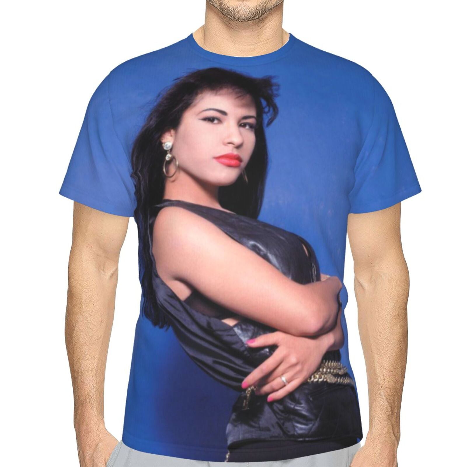 Selena Quintanilla Shirt 3d Printed T Shirt Crewneck Short Sleeve Top ...